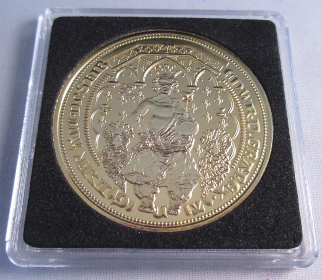 EDWARD III DOUBLE FLORIN RE STRIKE WITH QUADRANT CAPSULE – Cowell Coins
