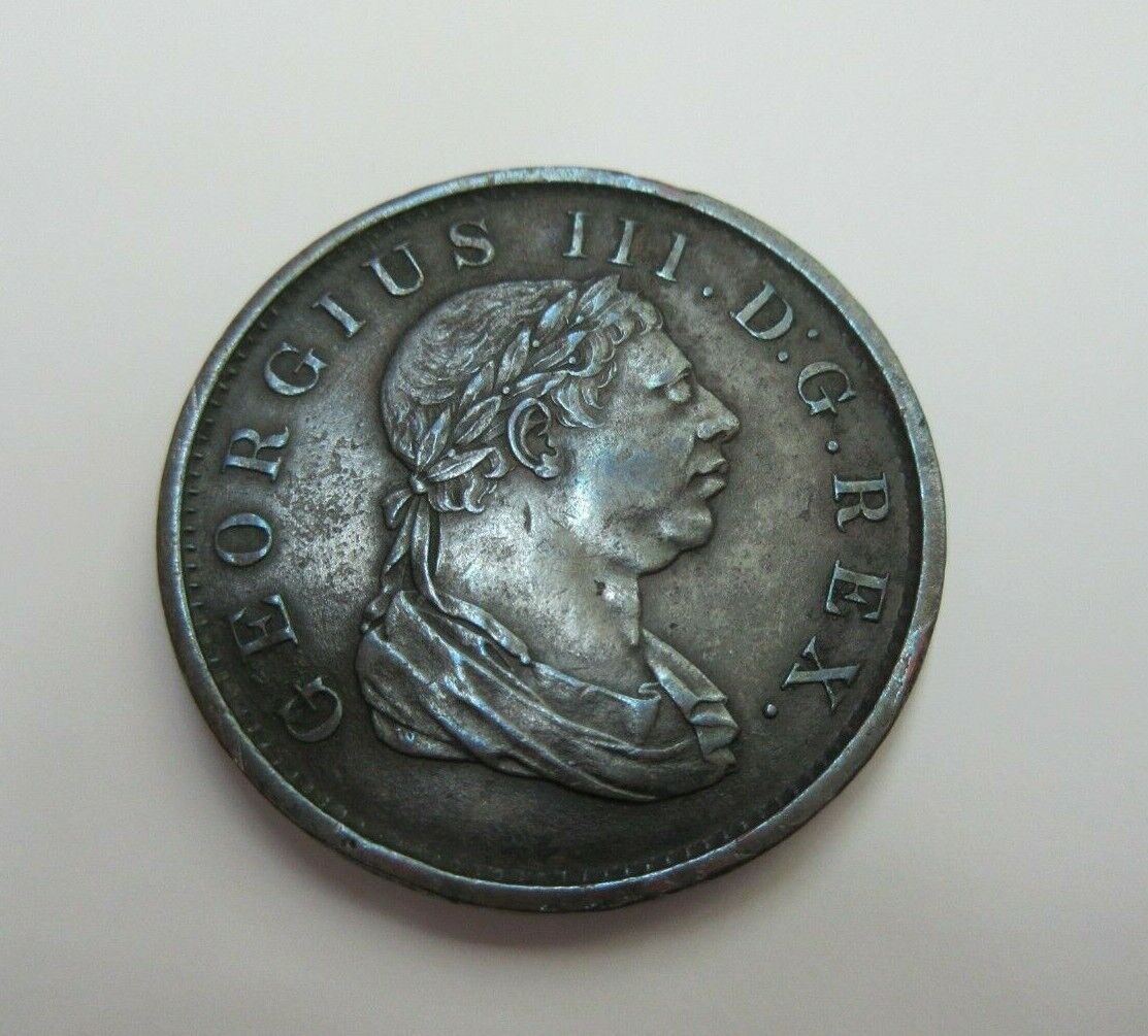 One Stiver 1813 George III Colonies Of Essequebo & Demarary COIN NOW G ...